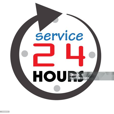 흰색 바탕에 스 물 네 시간 아이콘입니다 플랫 스타일입니다 웹 사이트 디자인 로고 응용 프로그램 Ui에 대 한 24 시간 아이콘 24 시간 로고 24 시간 내내 고객을 위한