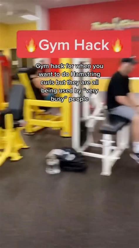 Gym Hack For A Busy Gym Hamstring Curls Muscle Tone Gym