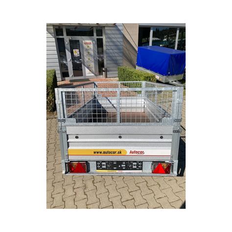 Remorcă Cu O Singură Axă Autocar 7202 Mai Lat Cu Grilaj Metalic ️