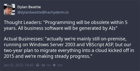 Programming Will Be Obsolete Rwhitepeopletwitter