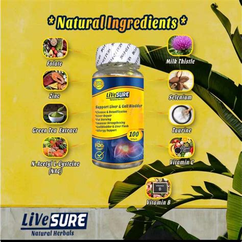 Livesure Support Detoxification Process Of Liver Rich In Selenium