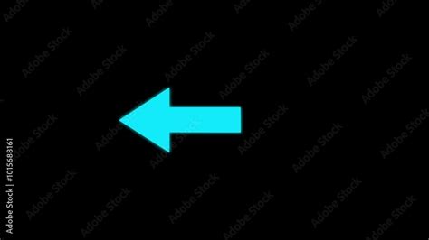 directional arrow animation ash color a moving arrow pointing to the