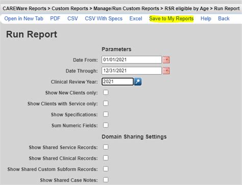 My Reports Jprog Support
