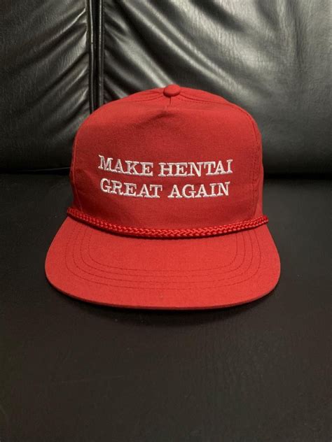 Humor × Vintage Make Hentai Great Again Parody Rip Off Cap Grailed