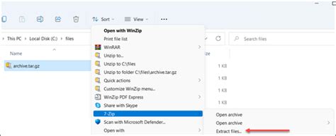 How To Extract Tar Gz File In Windows