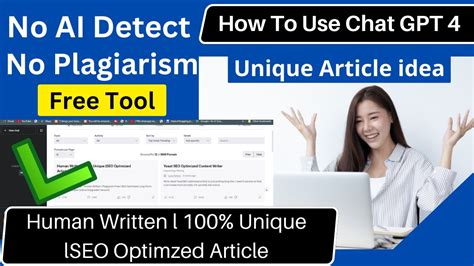 Use Chat GPT 4 Human Written L 100 Unique LSEO Optimzed Article No AI Detect No