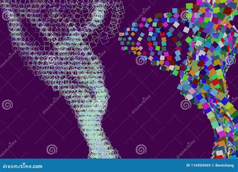 Abstract Background With Shape Of Square Rectangle Pattern Creative