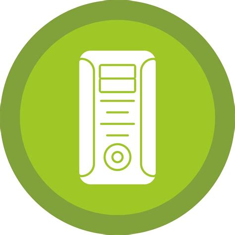 Computer Tower Vector Icon 19625718 Vector Art At Vecteezy