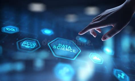 data science analyzing and interpreting complex data projection on a
