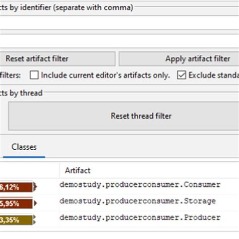 Overview Window Showing The List Of Classes Download Scientific Diagram