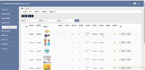 084基于java Ssm Springboot基于推荐算法的在线课程推荐系统课程评价学习进度（源码文档运行视频讲解视频） Csdn博客