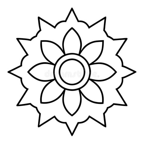 Mandala Illustration Round Ornament Pattern Stock Illustration Illustration Of Tattoo