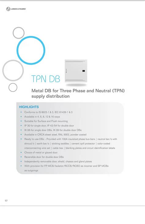 Single Door Tpn Db 6 Way Metal Doorlandt At ₹ 2785 Piece In Kolkata Id 2855823807212