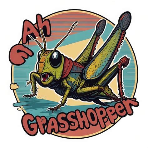 Pop Art Grasshopper Retro Marvel Tribute Tee Typography Shirt