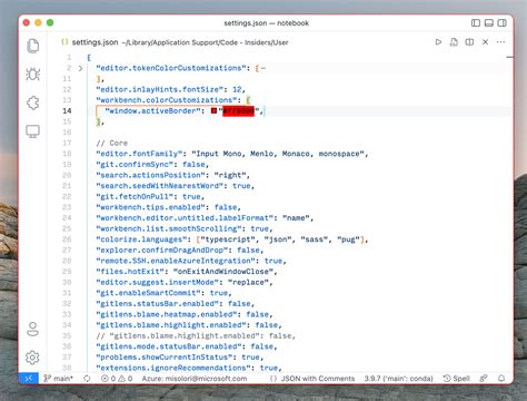 window border around vs code · issue 145925 · microsoft vscode · github