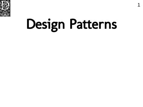 Pdf 1 Design Patterns Gitlab · Is Too High Level To Be Captured As