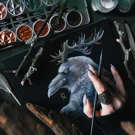 Watercolor Mythology Artist 🦄 On Instagram 🌙 Blessed Imbolc 🌙 And