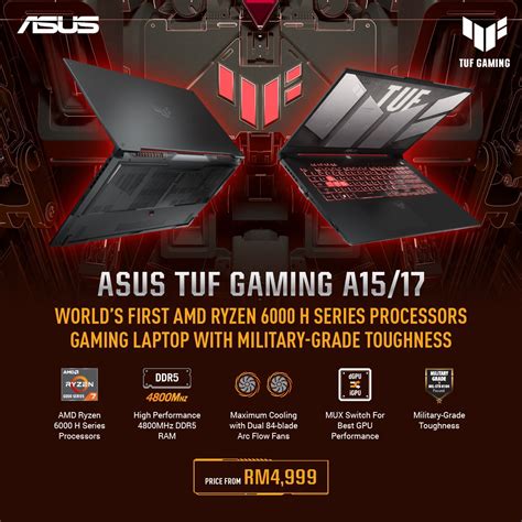 Asus Malaysia Bawa Masuk Tuf Gaming Harga Bermula Rm