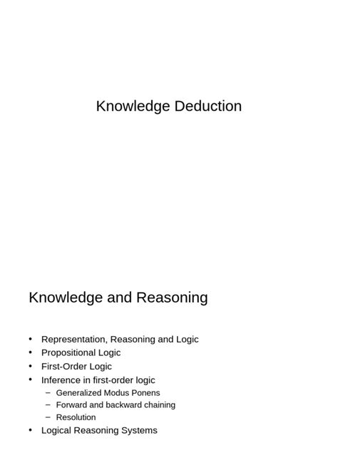 Lecturer Notes On Ai Pdf Logic Mathematics