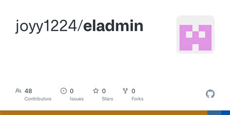 Github Joyy1224eladmin