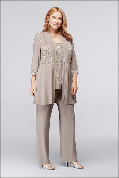 Davids Bridal Plus Size Mother Of The Bride Pant Suits Davids Bridal Plus Size Mother Of The