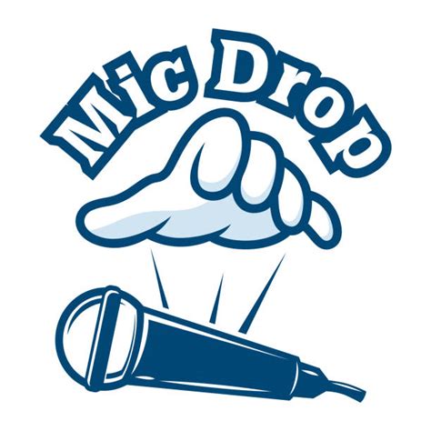 370 Drop The Microphone Stock Illustrations Royalty Free Vector