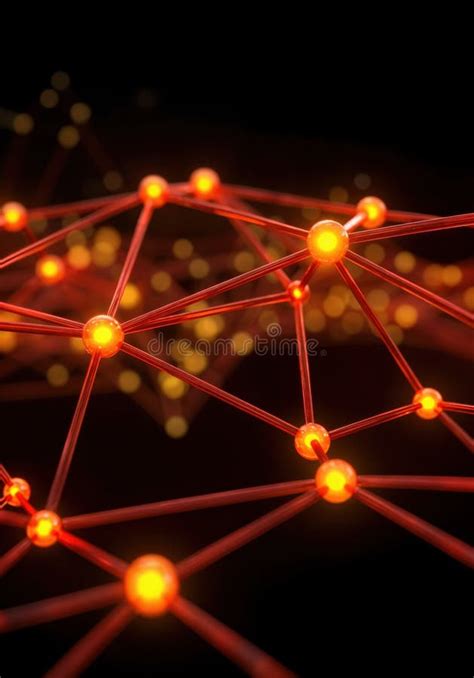 Abstract Neural Network Connections Stock Illustration Illustration