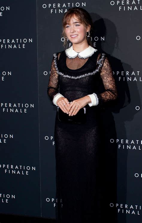 Haley Lu Richardson At Operation Finale Premiere In New York 08 16 2018