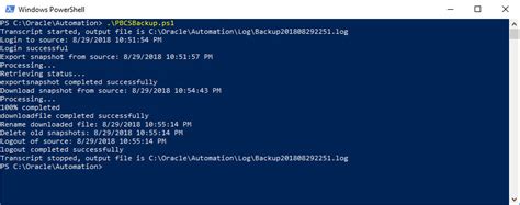 Pbcs Backups With Powershell Part 1 Epm Marshall