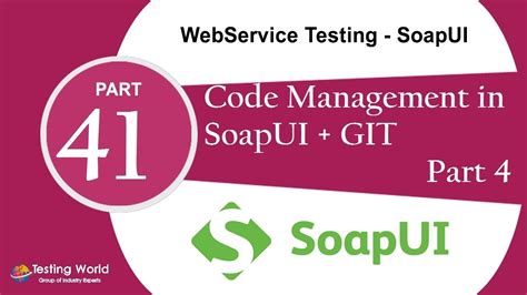 Webservice Testing Soapui Tutorial 4 Code Management Using Git