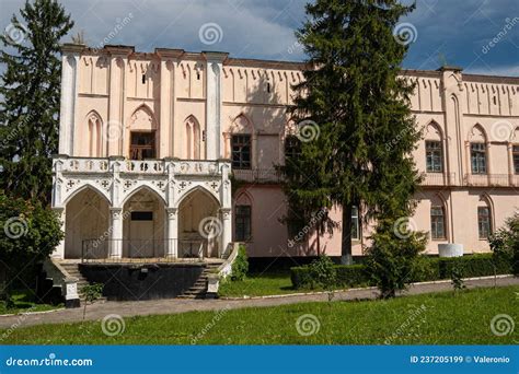 Polish Noble Ignacy Witoslawski Palace In Gothic Revival Style By