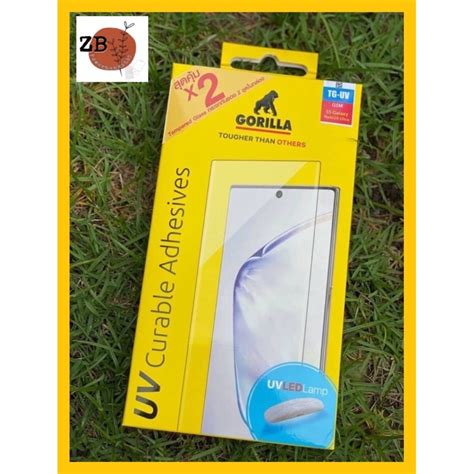 UV note 20 ultra Gorilla UV Glue Tempered Glass กระจกนรภยแบบกาวยว จาก กอลล Shopee Thailand