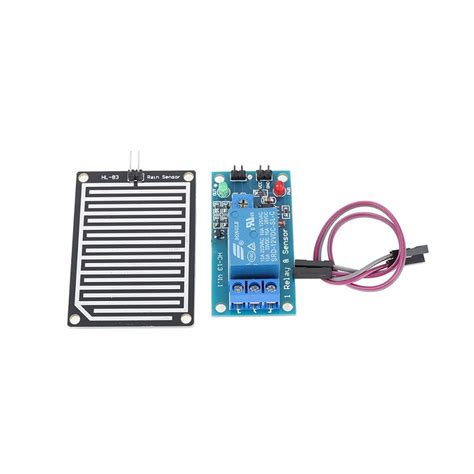 Raindrops Detection Sensor Module With 12v Relay Module Indian Online Store Rc