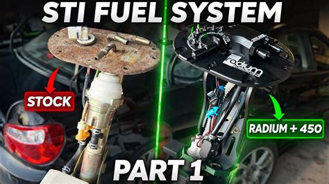 Blobeye Sti Fuel System Overhaul Radium Hanger And Walbro 450 Pump Youtube