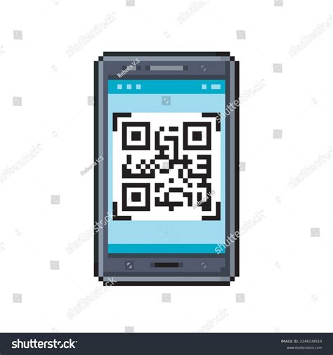 Cellphone Qr Code Pixel Art Object Stock Vector Royalty Free 2248238919 Shutterstock Cellphone Qr Code Pixel Art Object Stock Vector Royalty Free 2248238919 Shutterstock