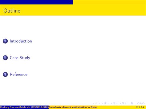 Lecture Note4coordinatedescent Pdf Physics Science