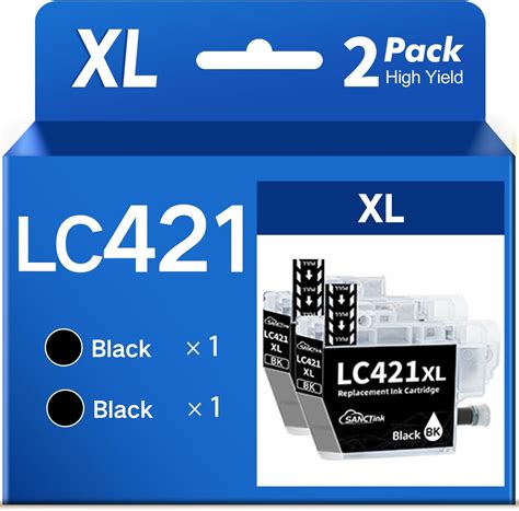 Sanctink Lc421 Lc421xl Ink Cartridges For Brother Lc 421 Xl Lc 421xlval