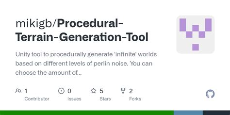 GitHub Mikigb Procedural Terrain Generation Tool Unity Tool To Procedurally Generate
