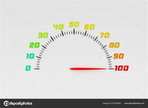 Illustration Measuring Speed Icon Colorful Speedometer Icon Speedometer Pointer Points — Stock