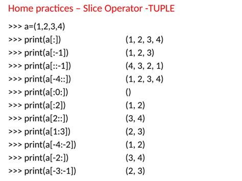 Unit 4pptx Python List Tuples Dictionary Ppt