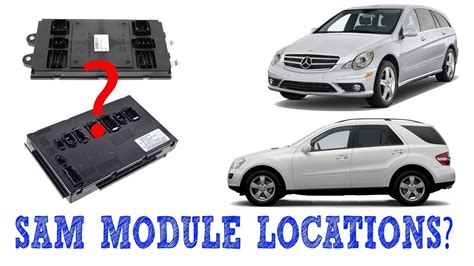 2006 2008 Mercedes Benz R350 Ml350 Sam Module Locations Signal Acquisition Youtube