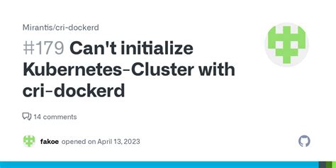can t initialize kubernetes cluster with cri dockerd · issue 179
