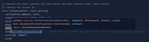 Event Types Issue Paritytech Capi Github
