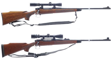 Two Remington Model 700 Bdl Rifles With Scopes Rock Island Auction