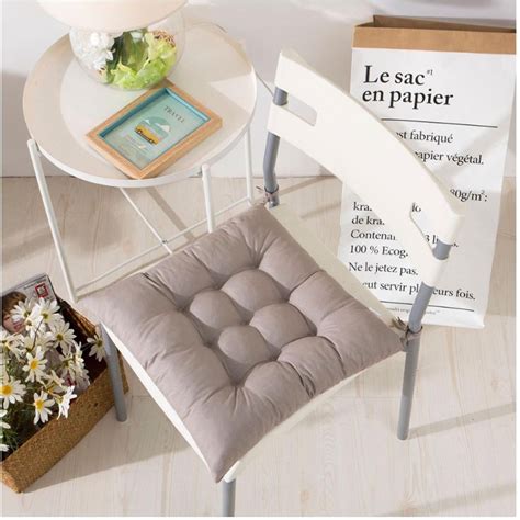 Kabnic Square Chair Cushins Solid Color Seat Cushins Chair Pads With