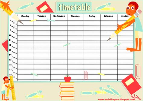 Online School Timetable Format At Thomas Noble Blog