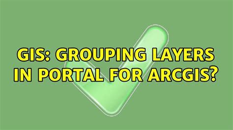 Gis Grouping Layers In Portal For Arcgis 2 Solutions Youtube