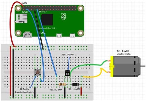 How To Control A Dc Motor With Edublocks Raspberry Pi Zero Wh