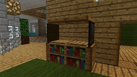 Minecraft Bookshelf Storage Designs Minecraft Furniture
