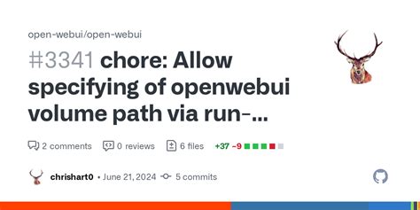 chore allow specifying of openwebui volume path via run compose sh by chrishart0 · pull request